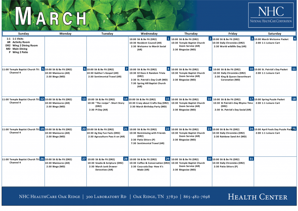 NHC HealthCare Oak Ridge - NHCCare.com