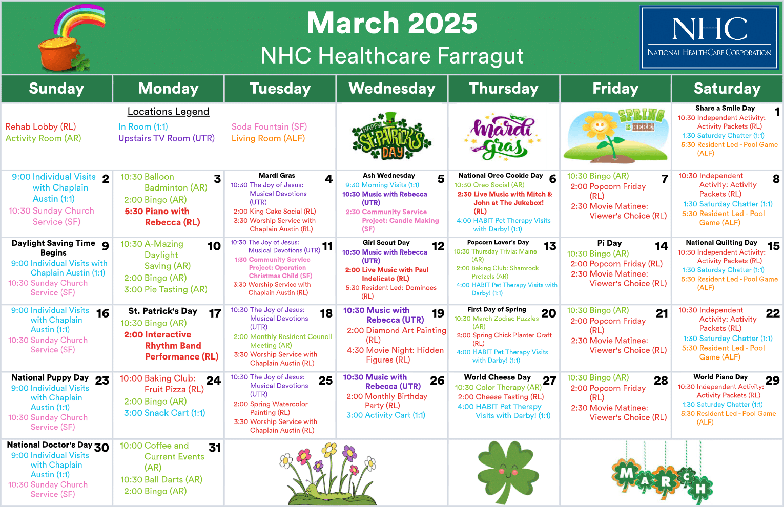 Farragut March Family Newsletter - NHCCare.com